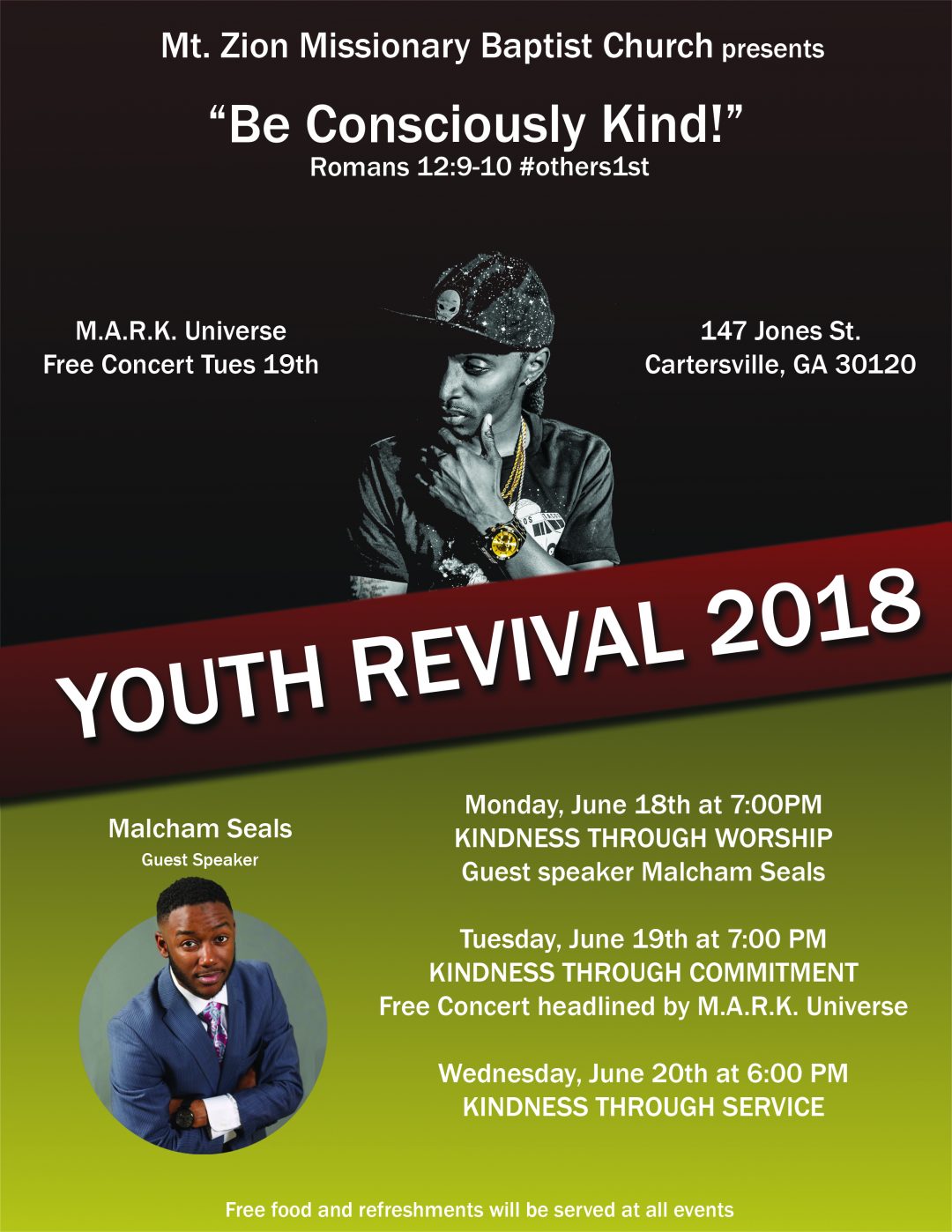 Youth Revival 2018 | Mt. Zion Missionary Baptist Church Cartersville